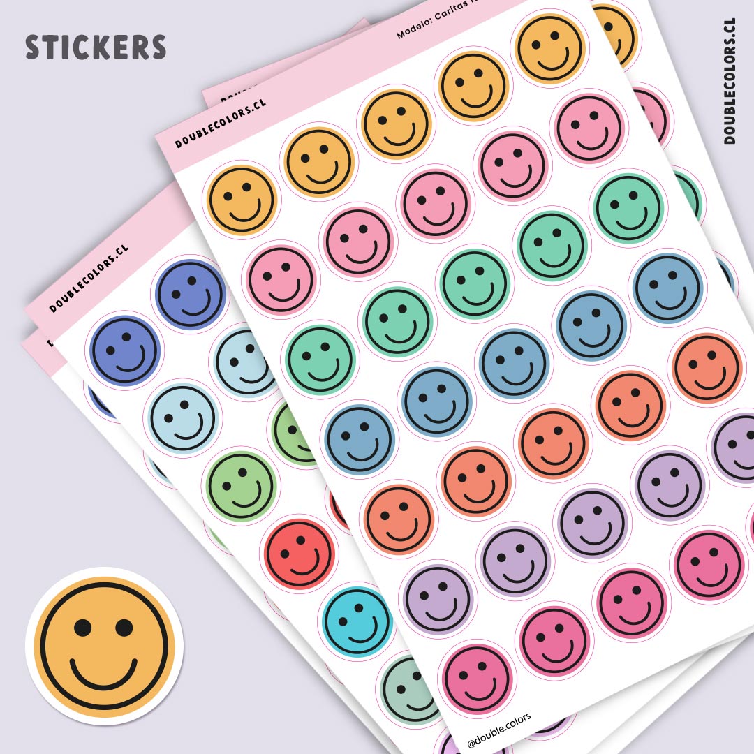 Stickers "Caritas felices M1" — DoubleColors