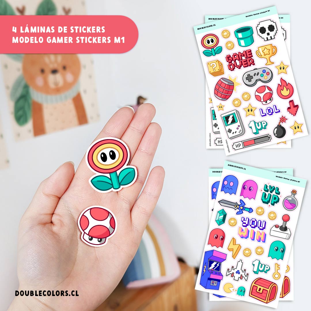 Stickers "Gamer stickers M1" — DoubleColors