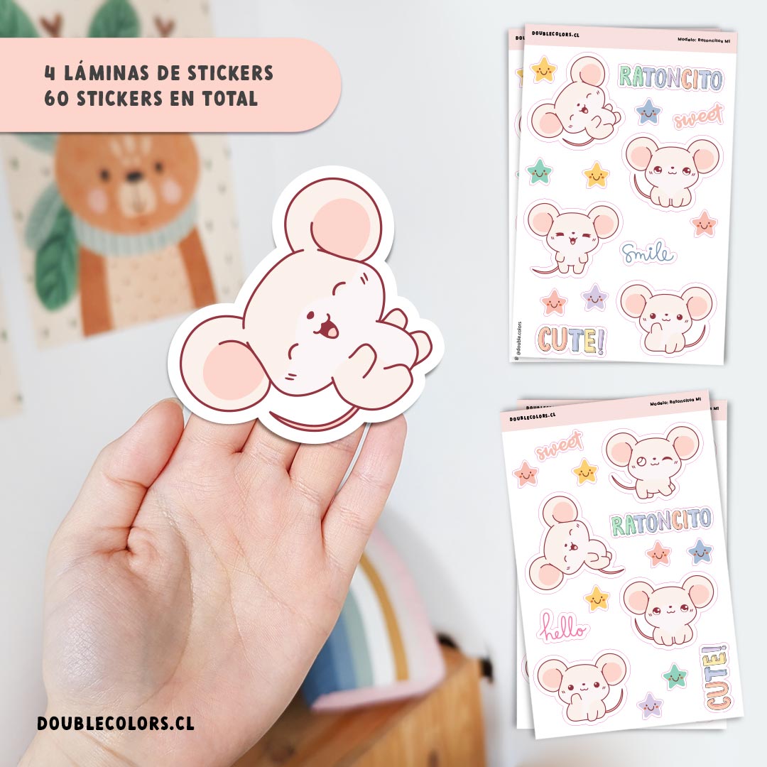 Stickers "Ratoncitos M1" — DoubleColors