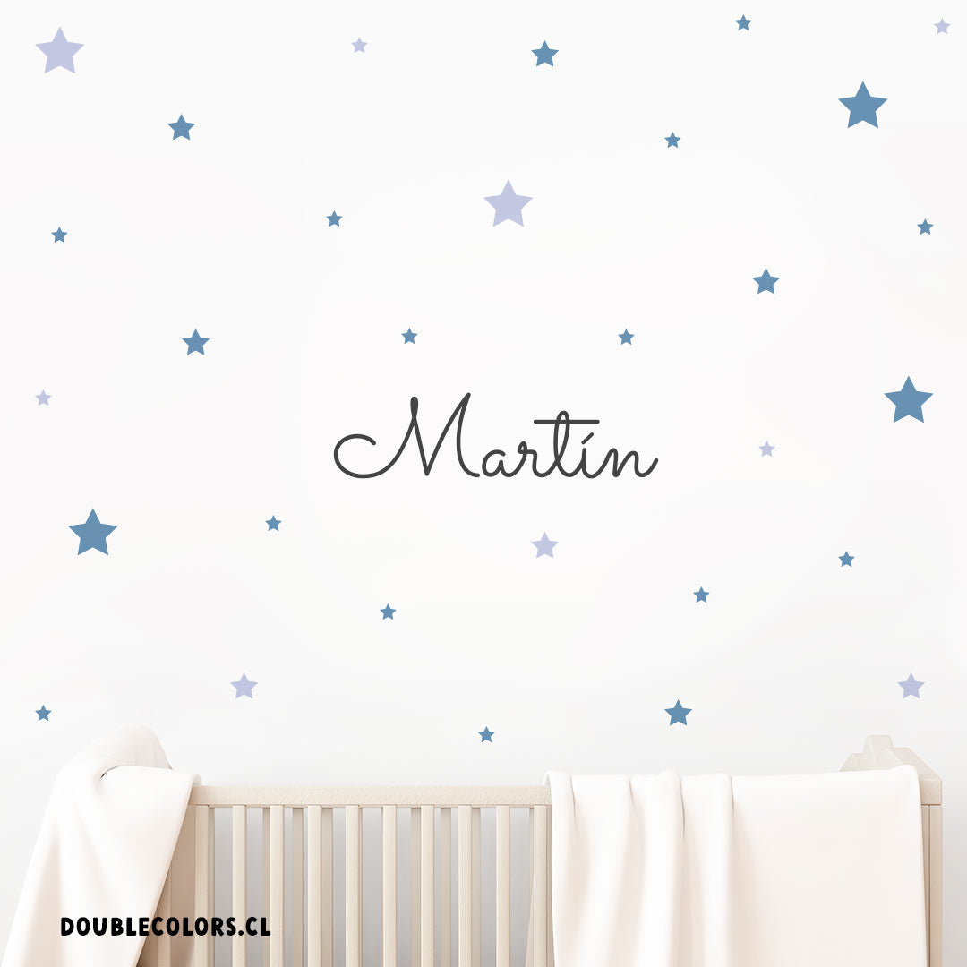 Estrellitas y nombre — DoubleColors